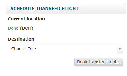 Schedule Transfer Flights for future - Suggestions and Ideas ...